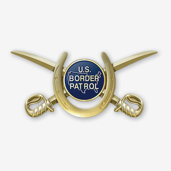 United States Border Patrol Crossed Horse Patrol Insignia – Collinson ...
